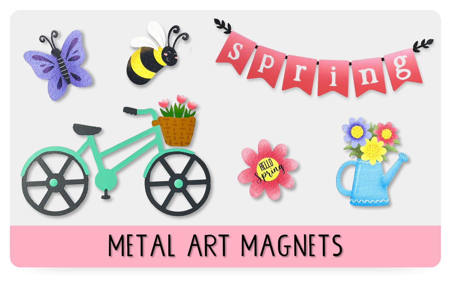 Roeda Studio - Metal Art Magnets to Brighten Your Life!