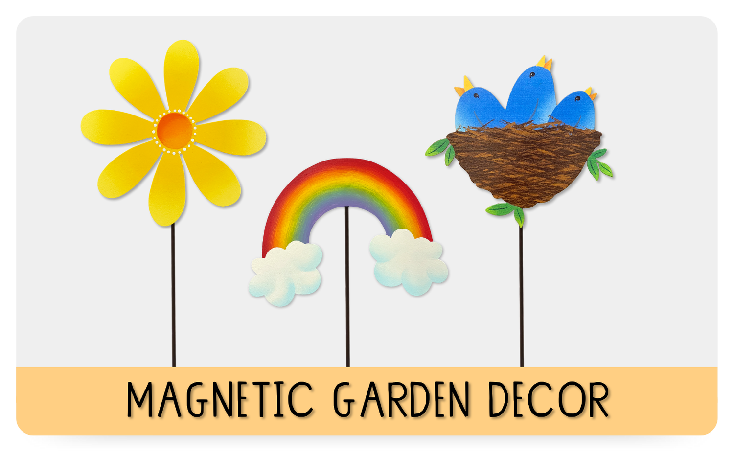 Roeda Studio - Metal Art Magnets to Brighten Your Life!