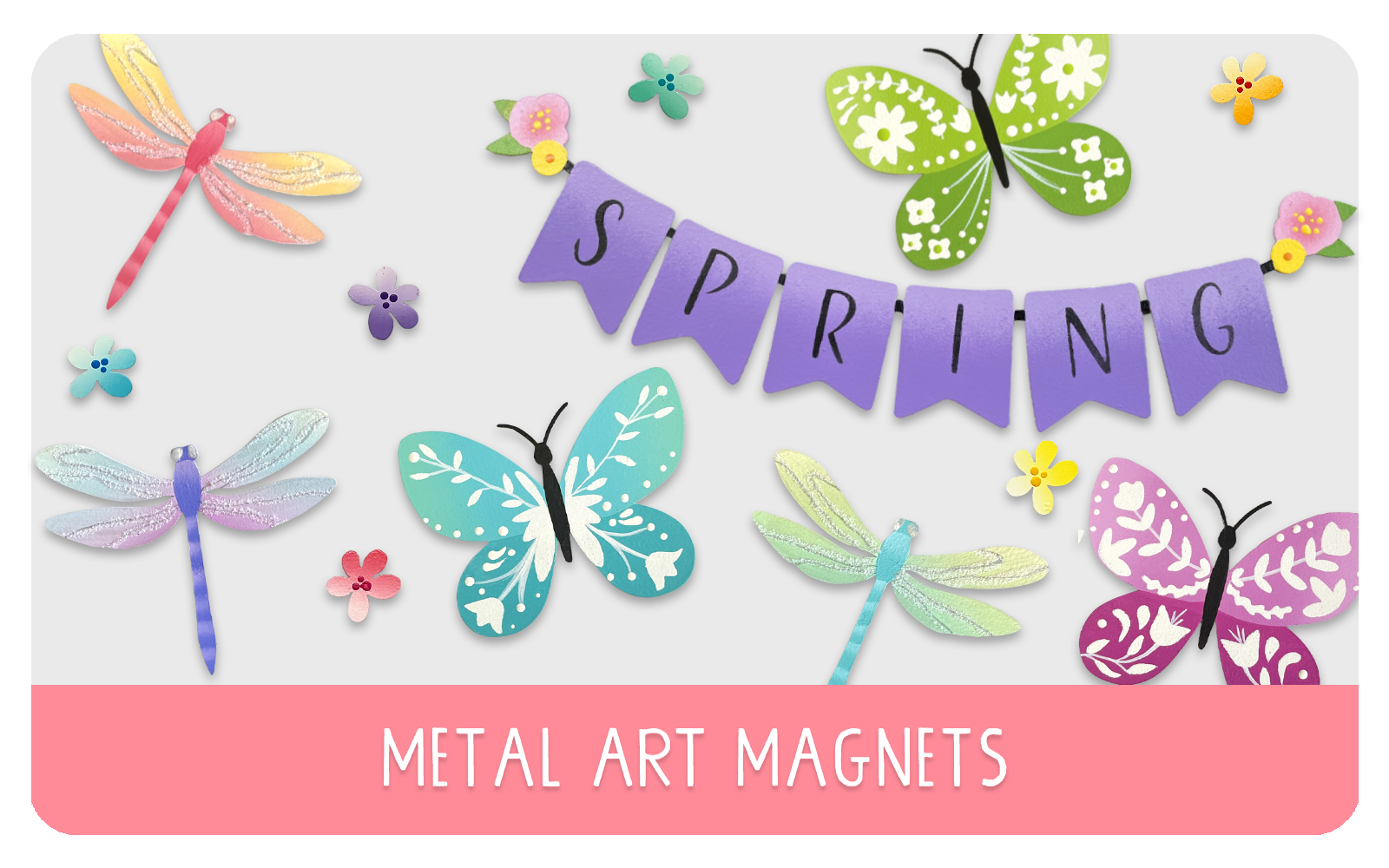 Roeda Studio - Metal Art Magnets to Brighten Your Life!